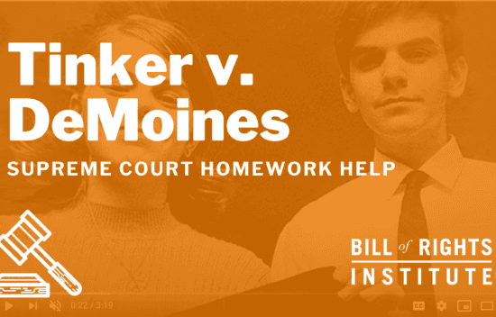 Landmark Supreme Court Cases: Tinker v Des Moines | Bill of Rights ...