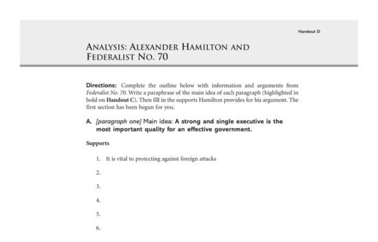 Federalist and Anti-Federalist Papers | Bill of Rights Institute